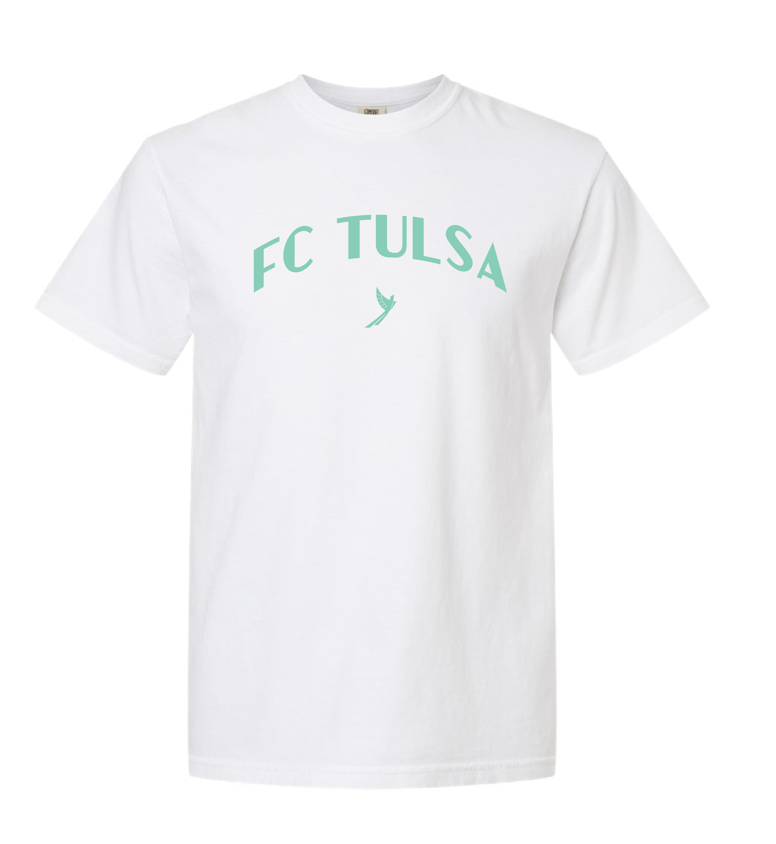Adult FC Tulsa White & Patina Wordmark T-Shirt – FC Tulsa Team Store